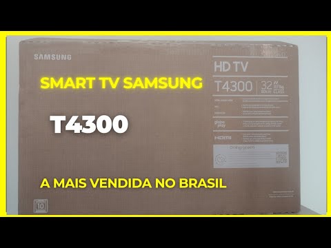smart tv Samsung T4300 a Mais vendida no Brasil - YouTube