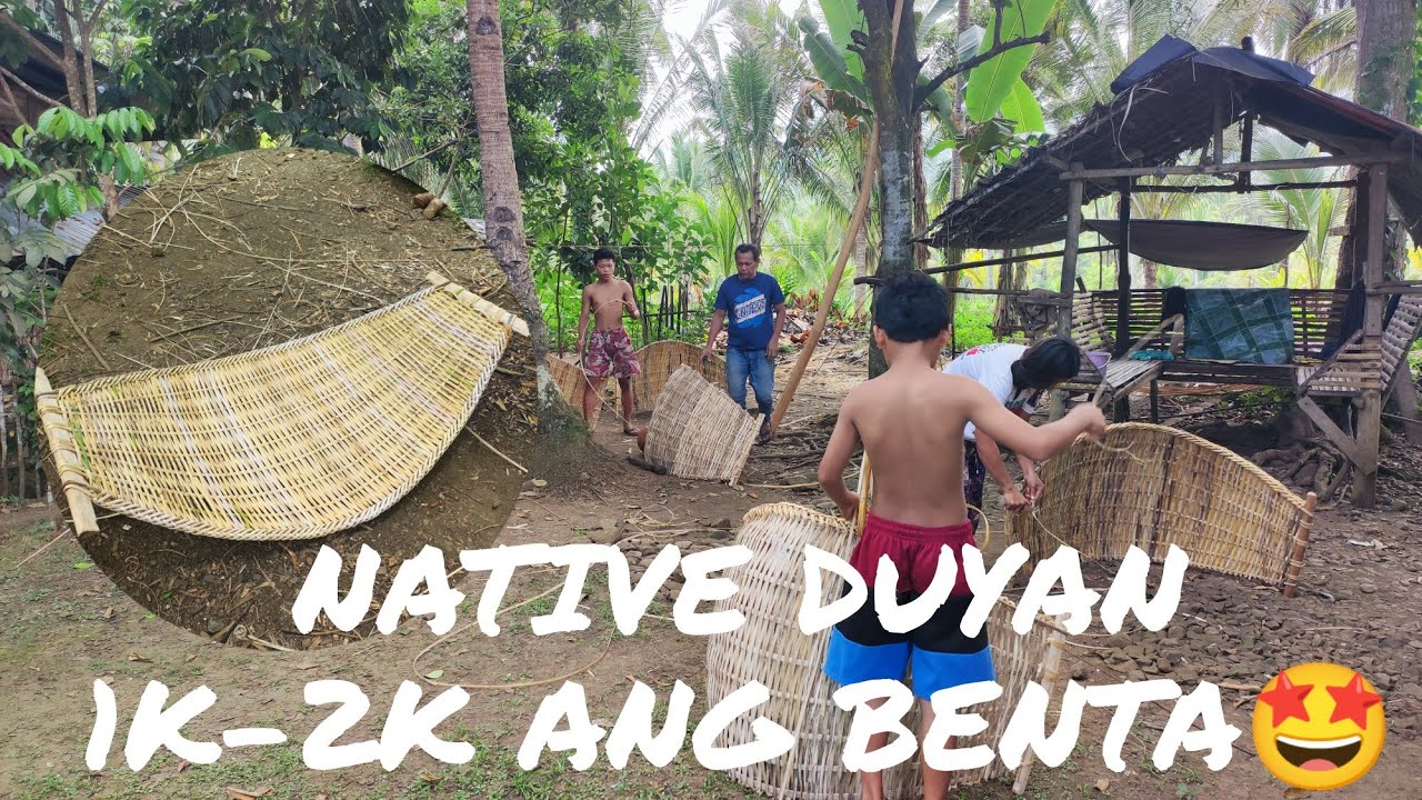 Malaki ang kitaan sa pagbebenta ng Uway na Duyan #Native Hammock - YouTube