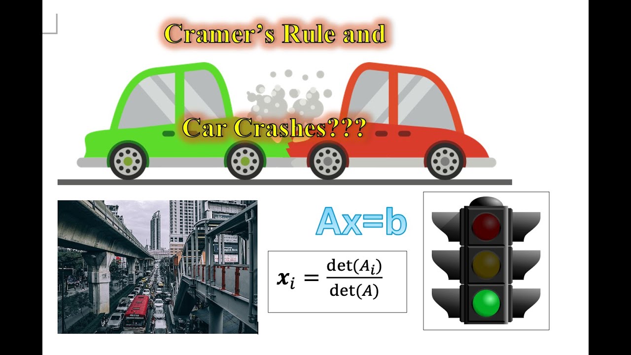 Car Crash Analogy to Understand Cramer's Rule - YouTube