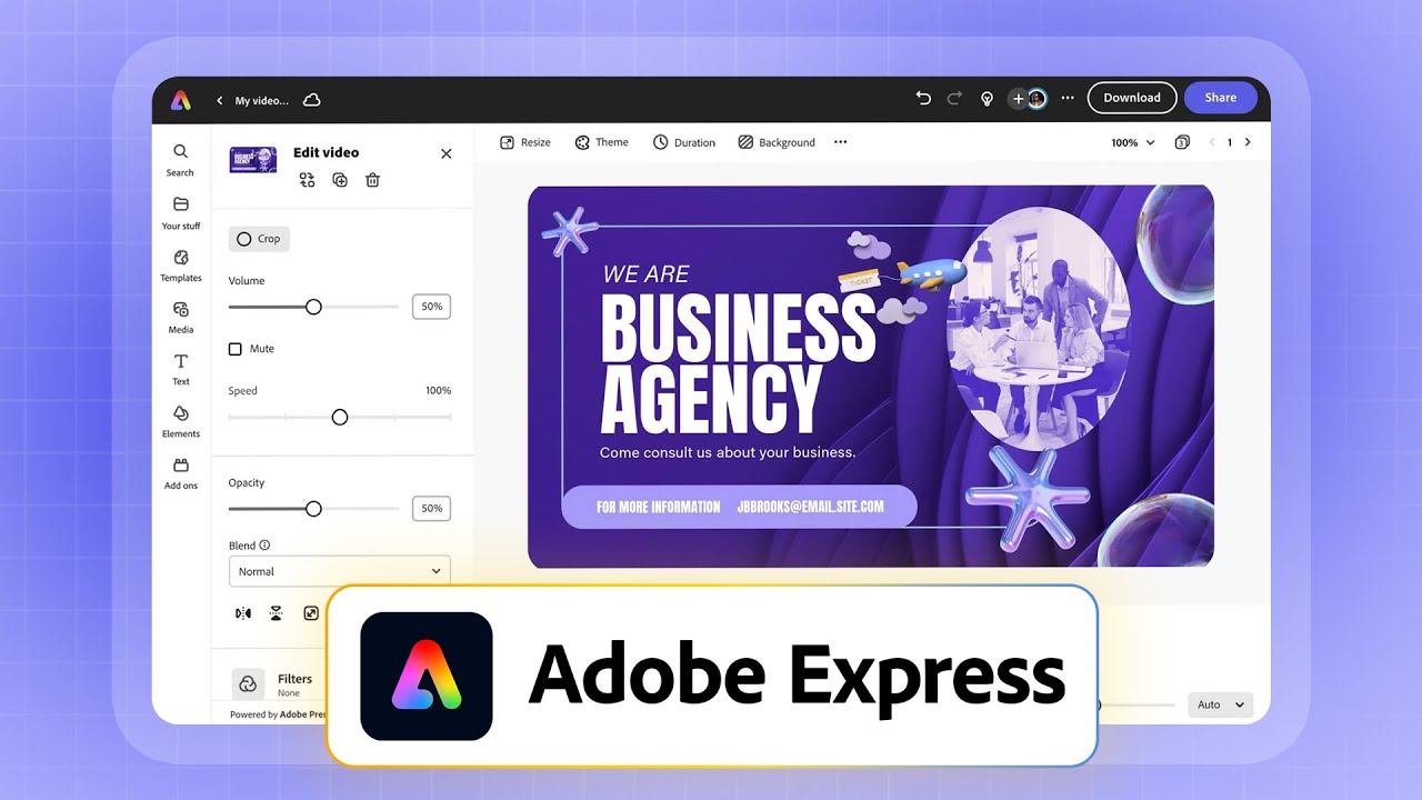 How to Use Adobe Express (2026) | Tutorial for Beginners - YouTube