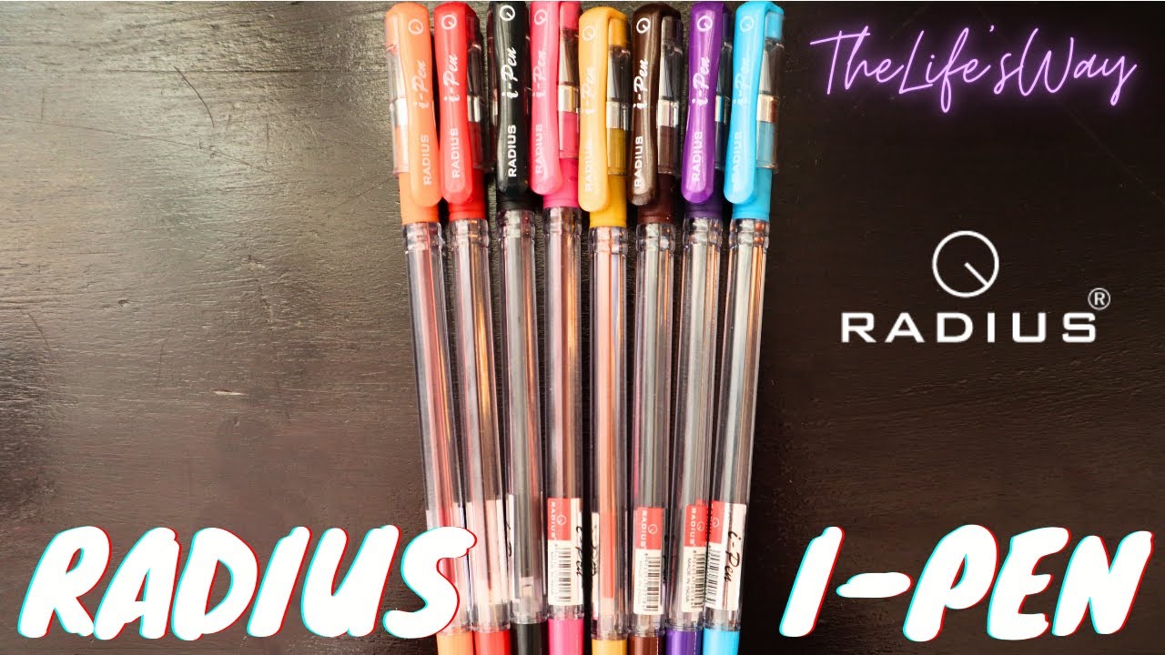Radius i-Pen Ball Pens (0.5mm) - YouTube
