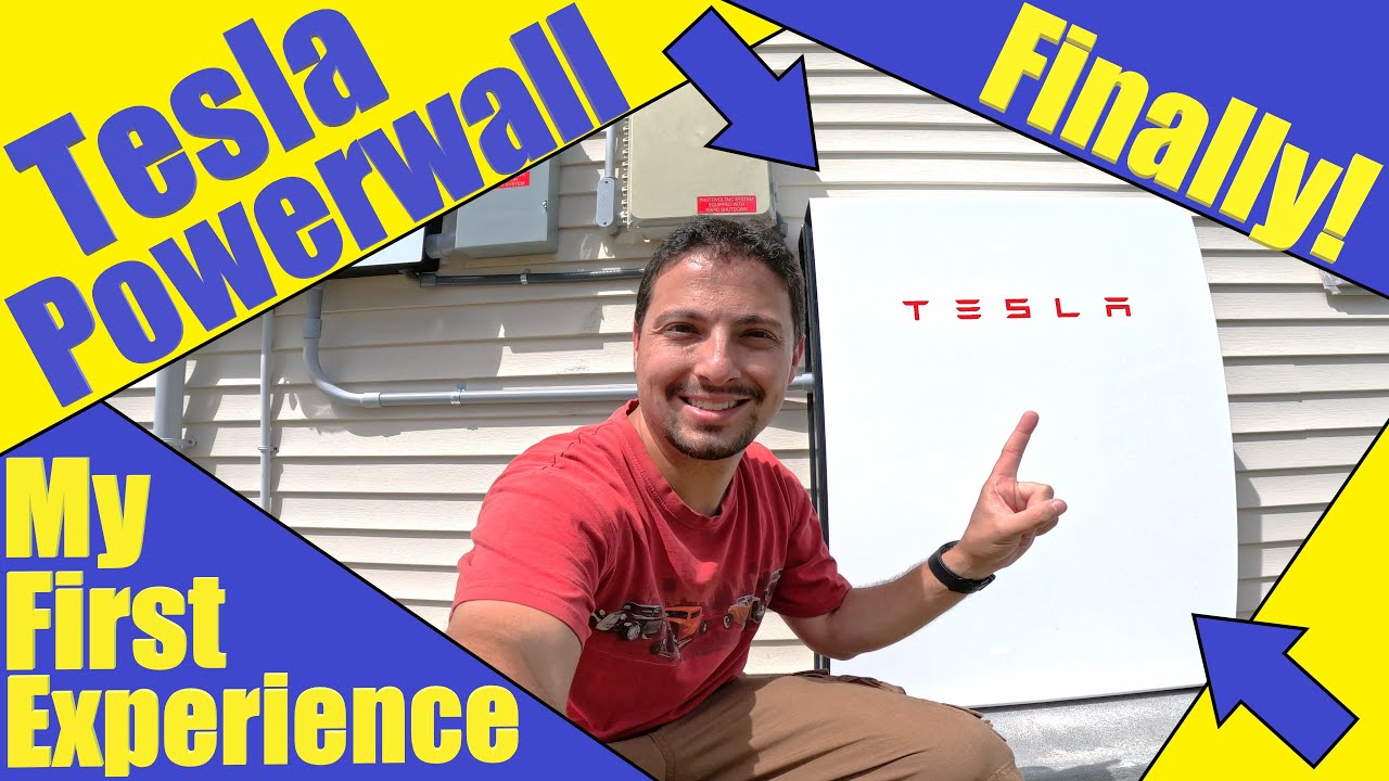 Finally Got My Tesla Powerwall Installed | 2 Tesla Powerwalls Along ...