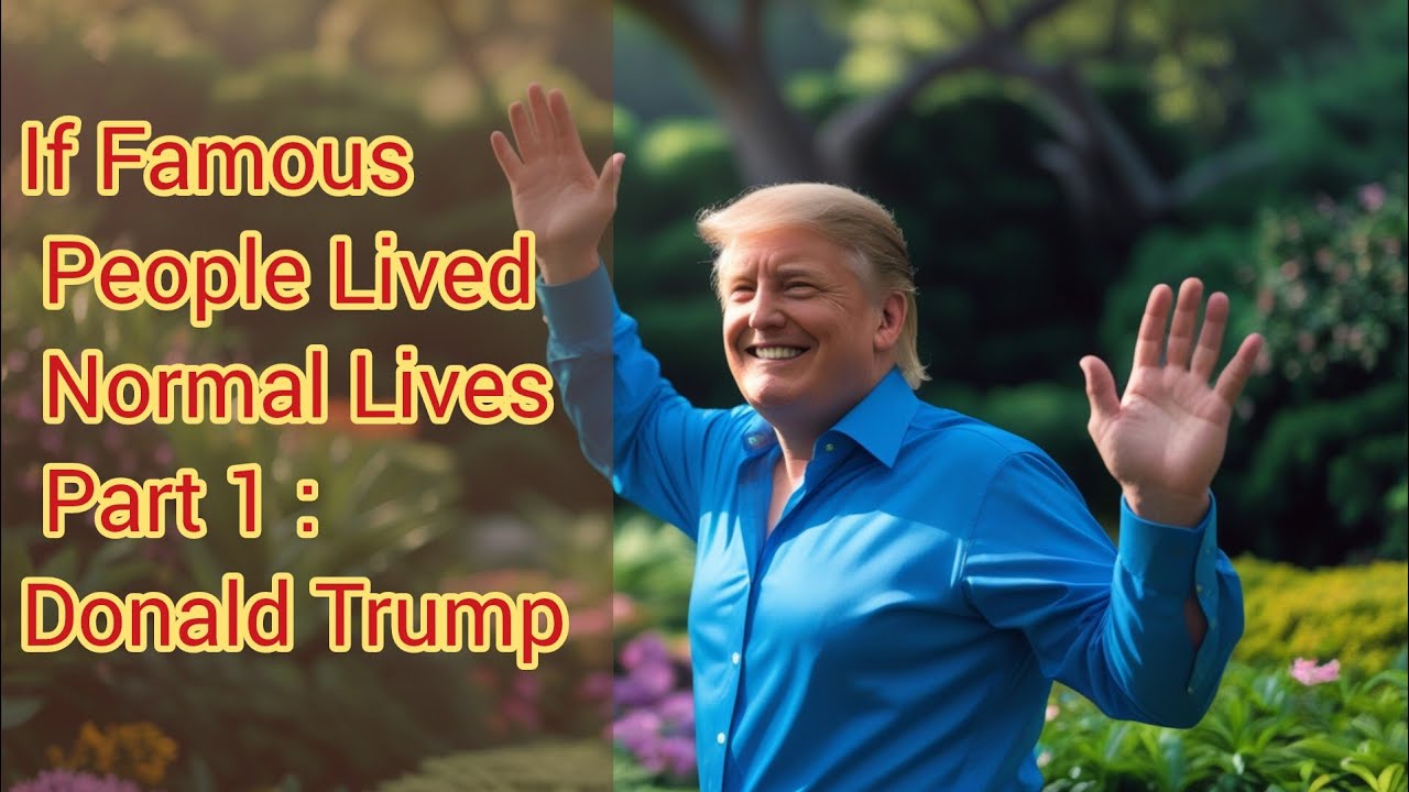 If Famous People Had Normal Lives. Part 1: Donald Trump - YouTube