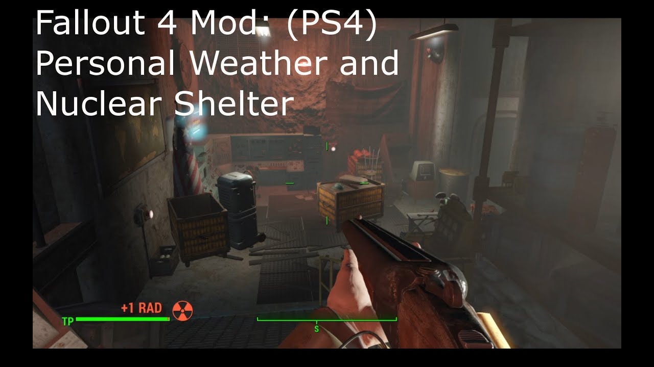 Fallout 4 Mod: Personal Weather and Nuclear Shelter (PS4) - YouTube