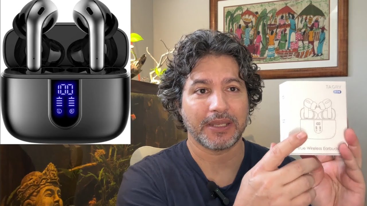 TAGRY Earphones with Wireless Charging Case Waterproof - YouTube