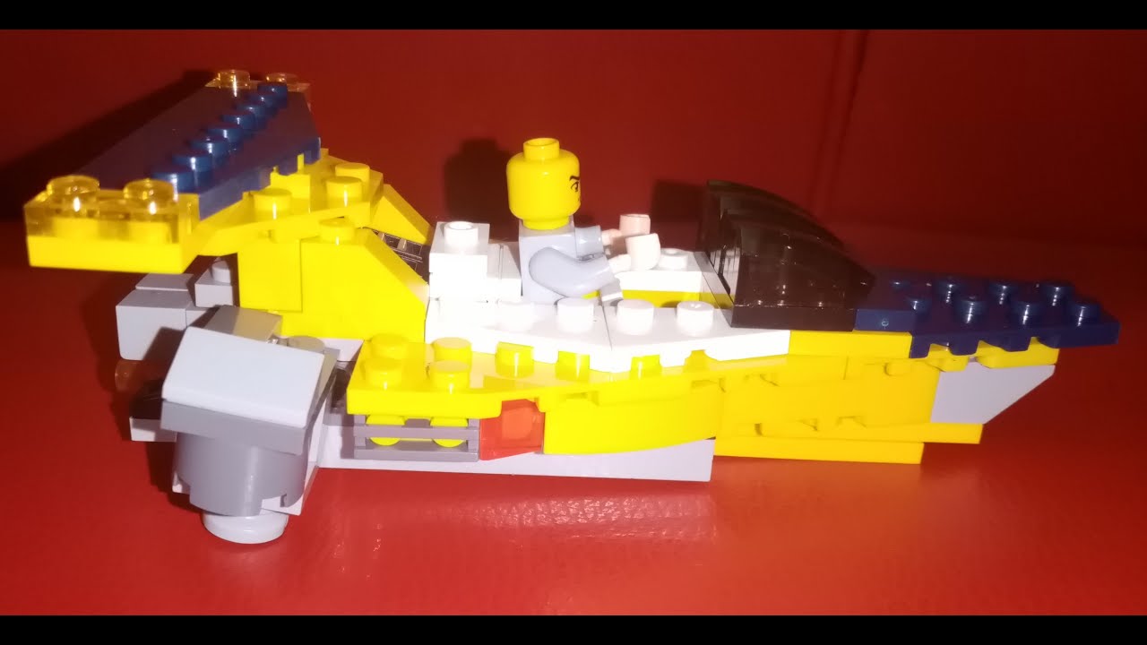 HOW TO MAKE LEGO SPEED BOAT (RACE BOAT) WITH LEGO #SPEEDBOAT #RACEBOAT ...