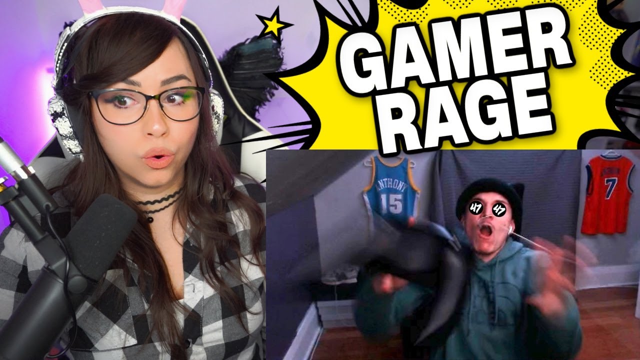 Bunnymon REACTS to 8 MINUTES OF GAMER RAGE !!! (PART 13) - YouTube