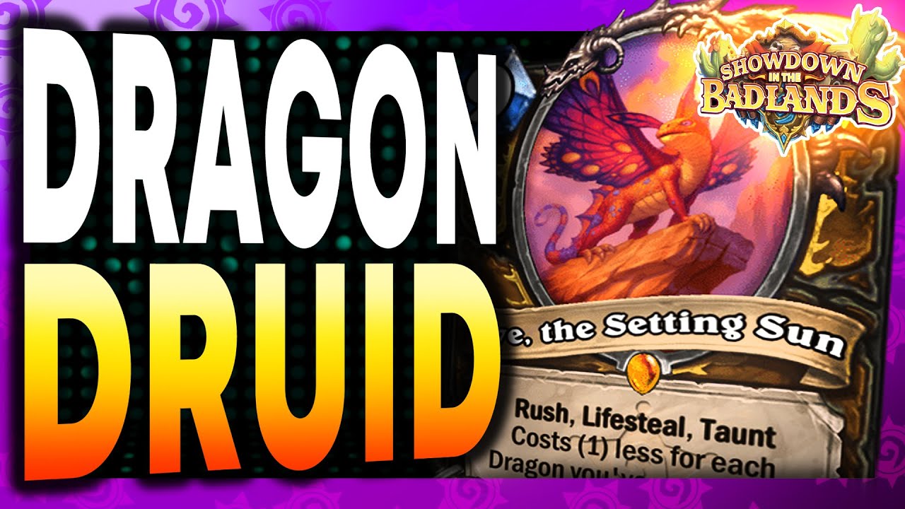 Dragon Druid - Badlands - Hearthstone - YouTube