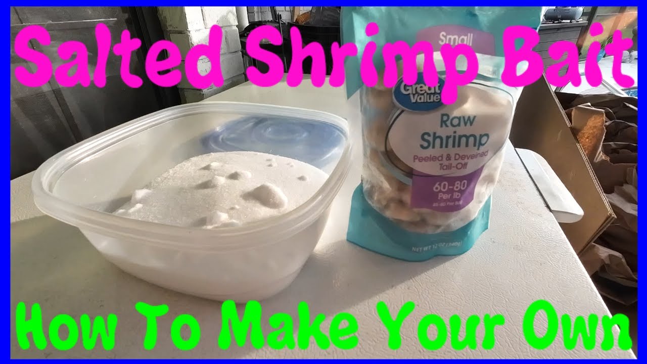 How To Make Salted Shrimp for Bait - YouTube