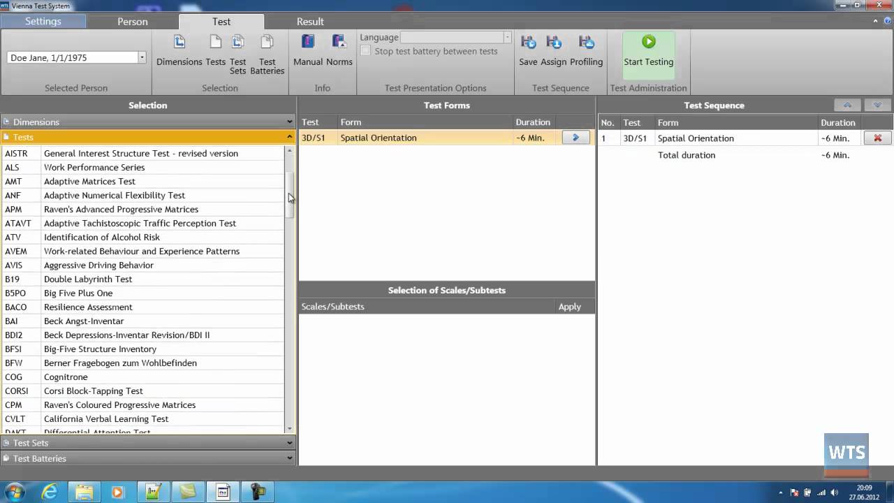 Test presentation and reporting with the Vienna Test System 7 of ...