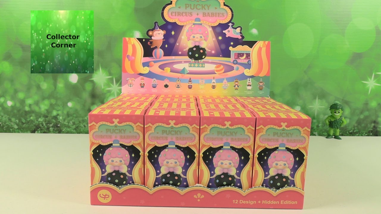 Pucky Circus Babies Blind Box PopMart Figures Unboxing Review ...