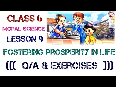 Moral Science Class 6 Lesson 9 Q/A & Exercises - YouTube