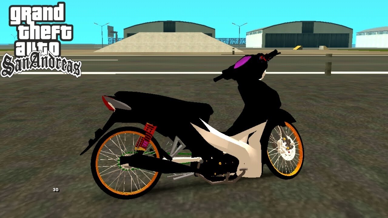 [แจก] Wave 110i สีดำขาว NO TXD GTA San มือถือ - YouTube