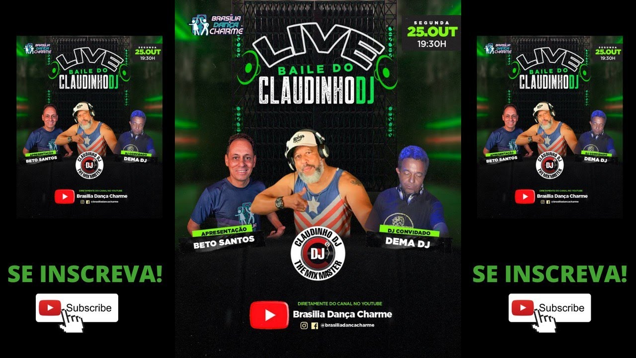 Baile Brasília Dança Charme: Claudinho DJ convida Dema DJ. - YouTube