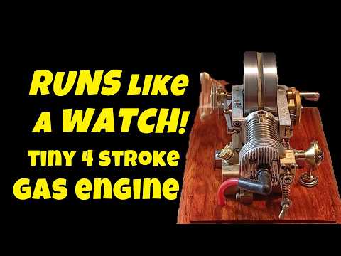 Runs Like A Watch - Tiny Gas Engine Revival #modelengineering #stirlingkit