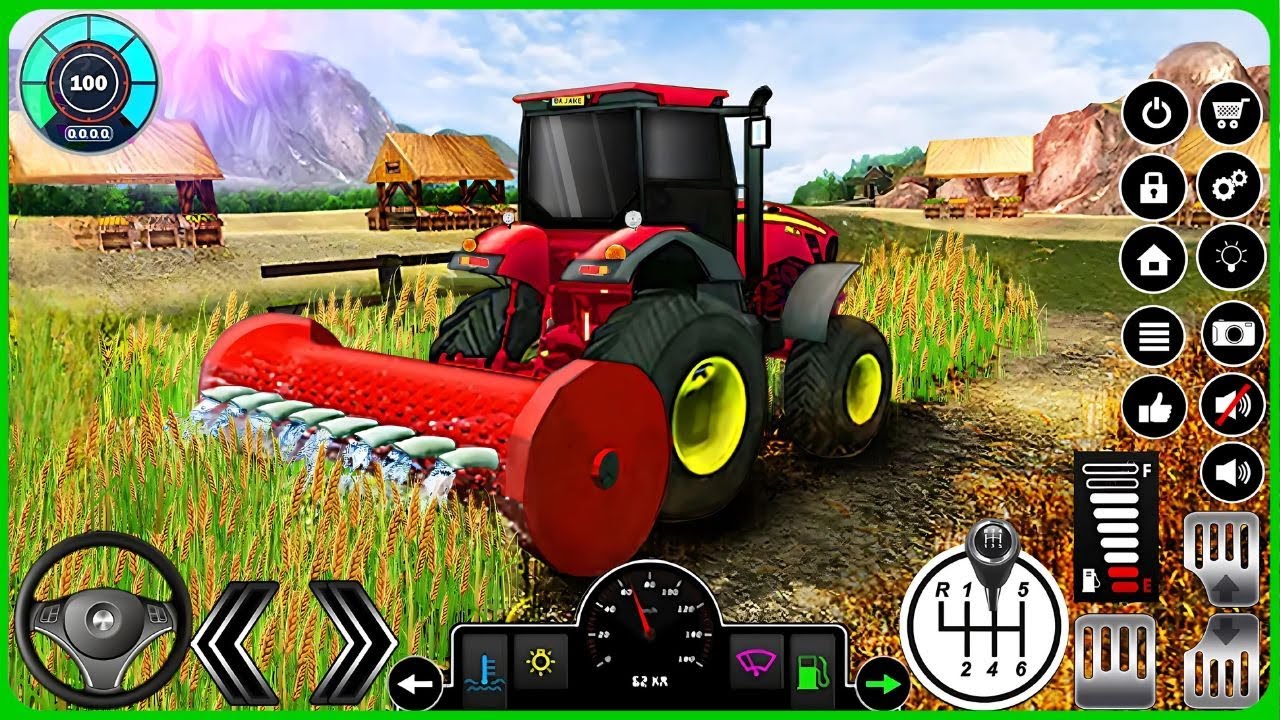 Tracktor Wheat Farming 3D Simulator Game - Android GamePlay - YouTube