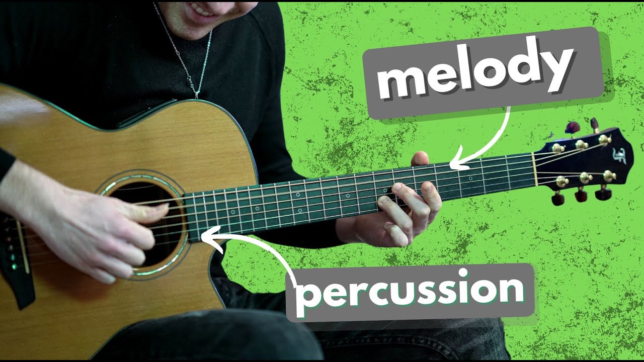 Beautiful Percussive Melody on Fingerstyle Guitar - YouTube