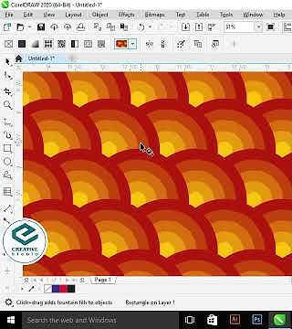 Using gradient in corel draw and realize some new backgrounds - YouTube