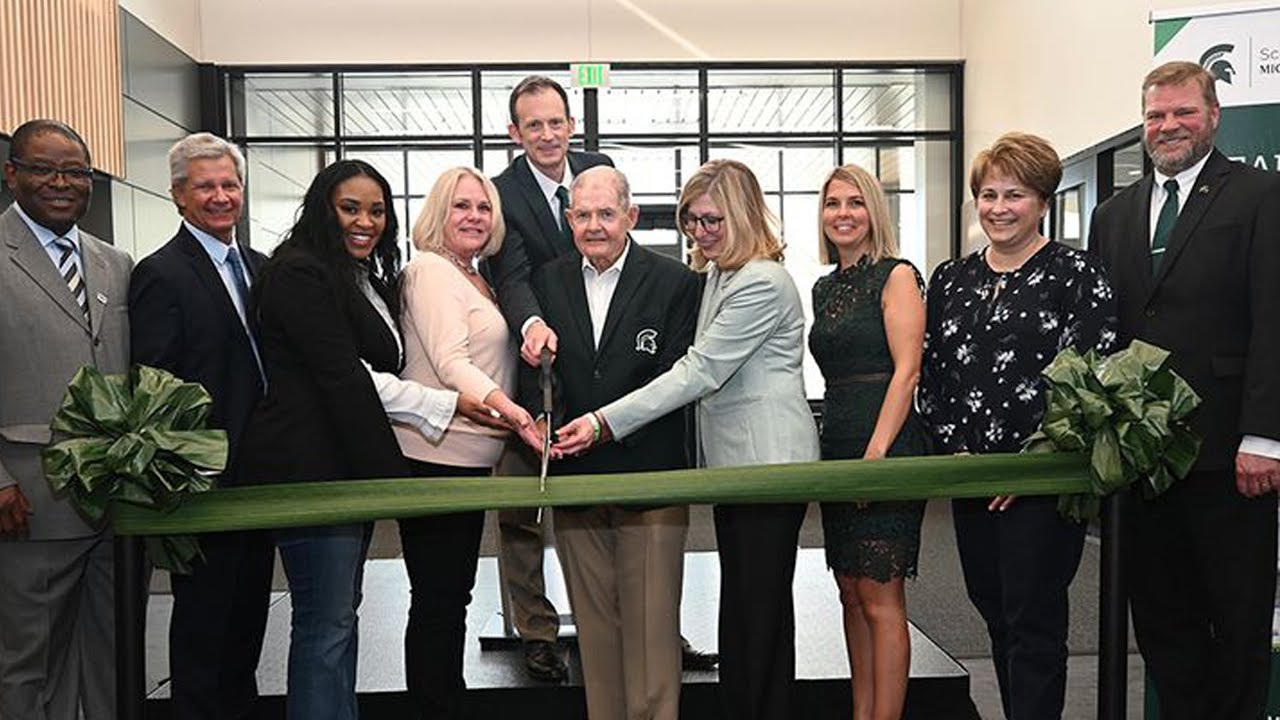 Ribbon Cutting Ceremony - School of Packaging - YouTube