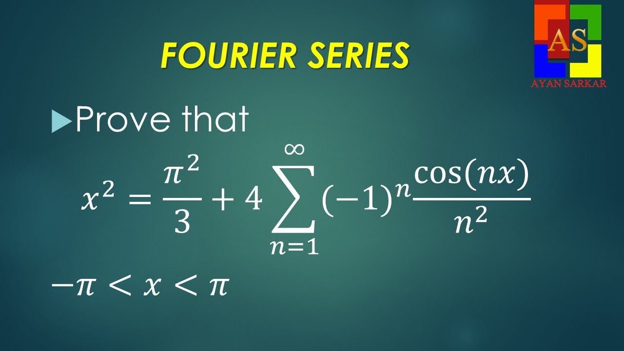 Fourier Series Of X 2 YouTube