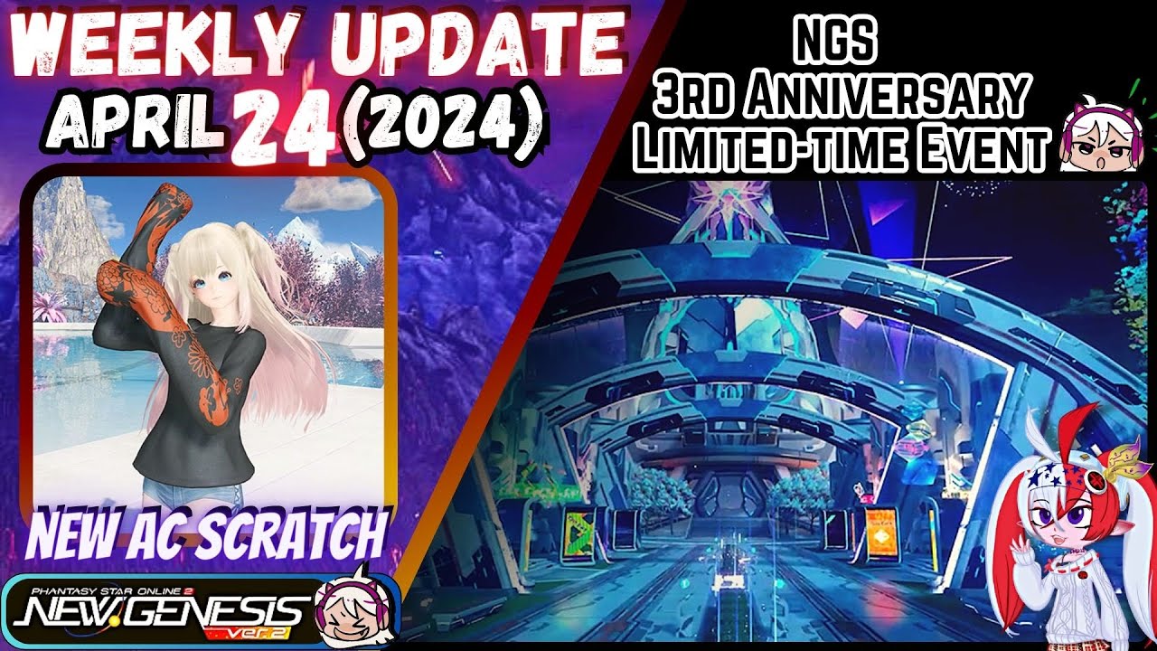 [PSO2:NGS] - APRIL_24 UPDATE 2024 (😤Steam) - YouTube