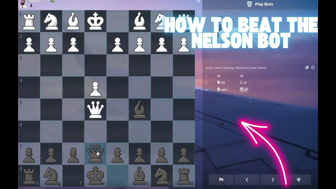How to beat the Nelson Bot in Chess.com - YouTube