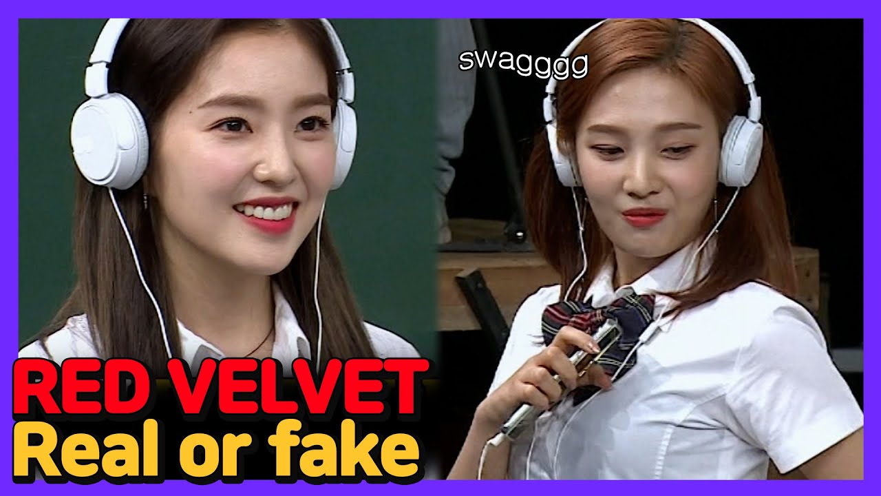 red velvet a real or fake game! Who's the Fake? - YouTube