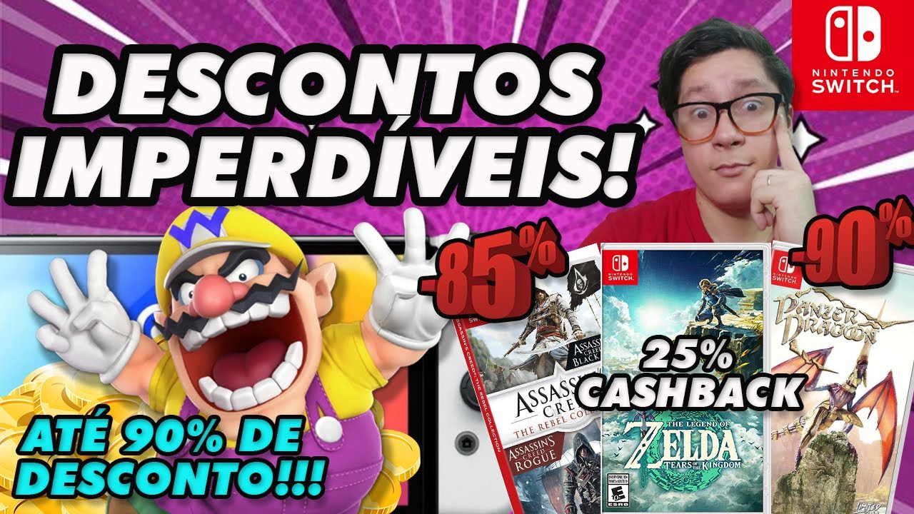 ZELDA TOTK COM PREÇO INCRÍVEL E PROMOÇÕES QUE VALEM A PENA! DESCONTOS ...