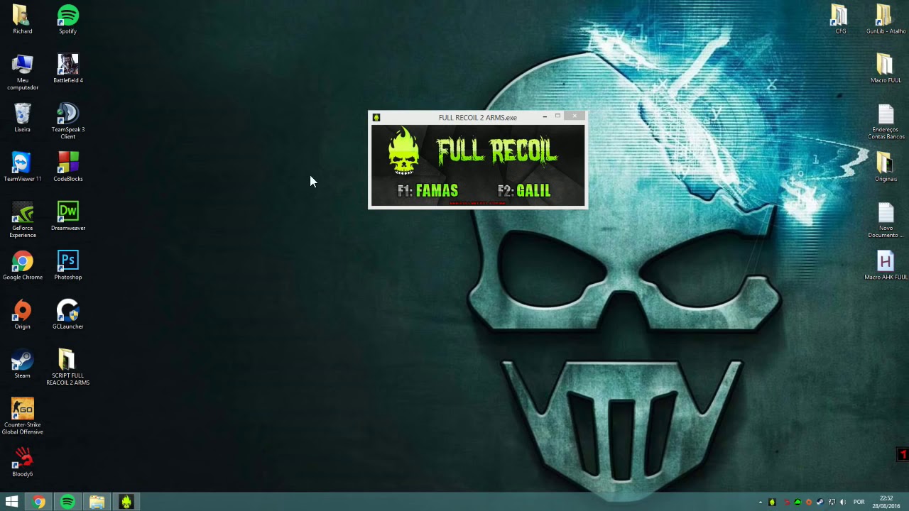 🔴 Script MACRO NO RECOIL CSGO 28/09/2017 - YouTube