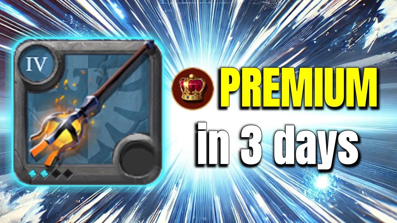Premium in 3 Days Using Fire Staff | Albion Online Solo PvP - YouTube