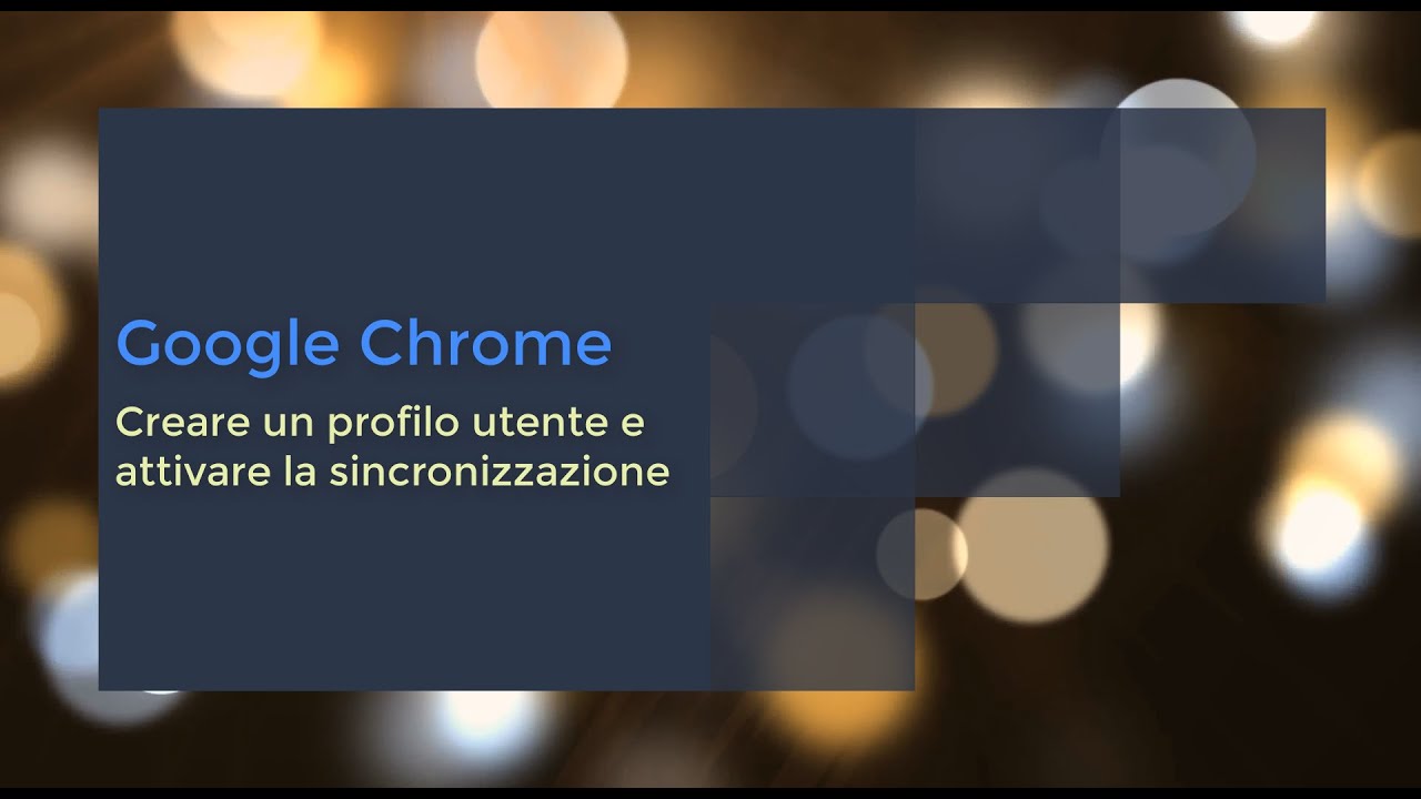 Informatica Guida #1 Come creare un profilo utente in Google Chrome ...