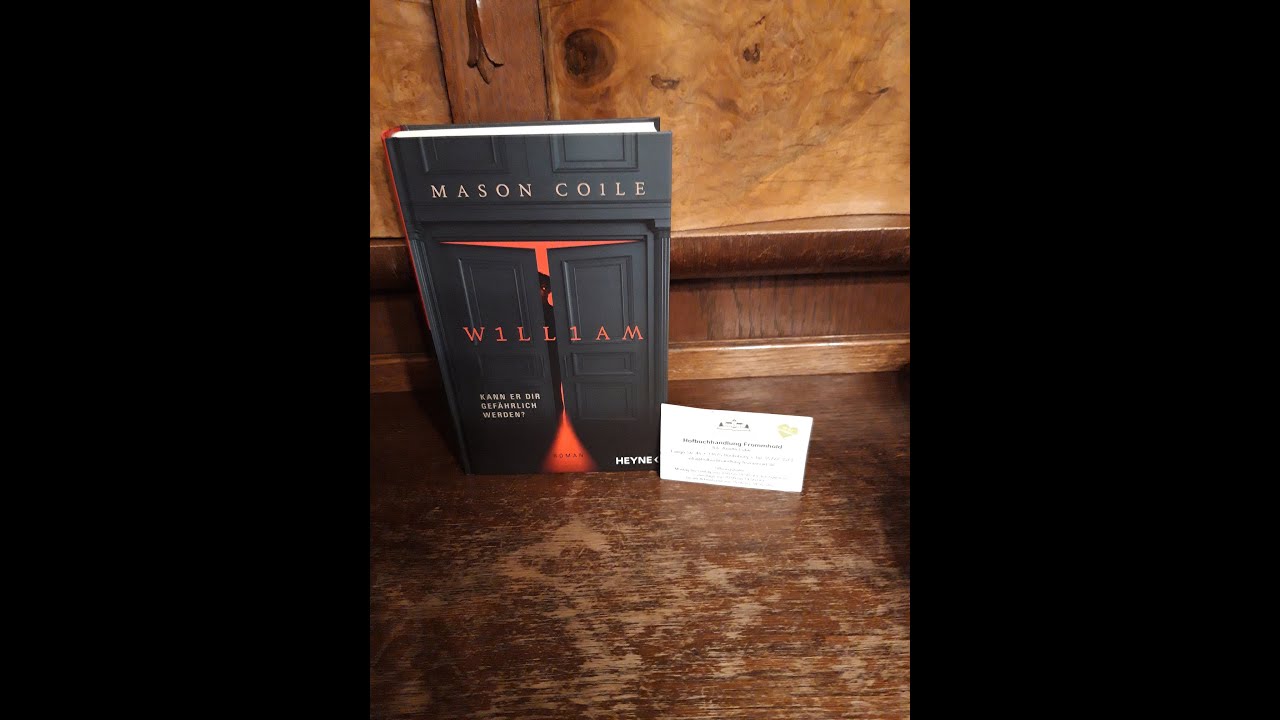 Esses literarischer Salon: "William" von Mason Coile,KI-Psychothriller# ...