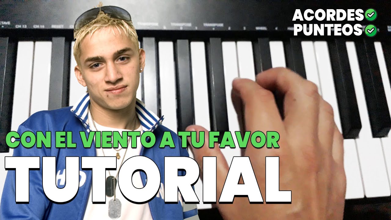CON EL VIENTO A TU FAVOR JUNIOR PIANO TUTORIAL - YouTube