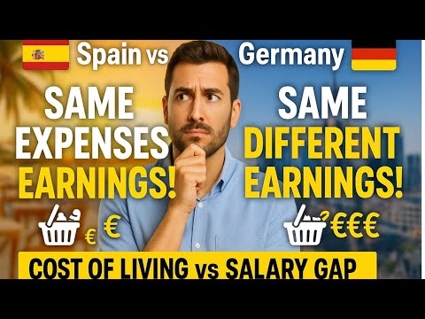 Living in Germany 🇩🇪 vs Spain🇪🇦 Same Expenses… But Big Differences in Income & Opportunities