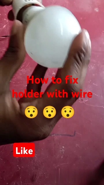 How to make bulb holder at home || bulb holder connection Wire #holders ...
