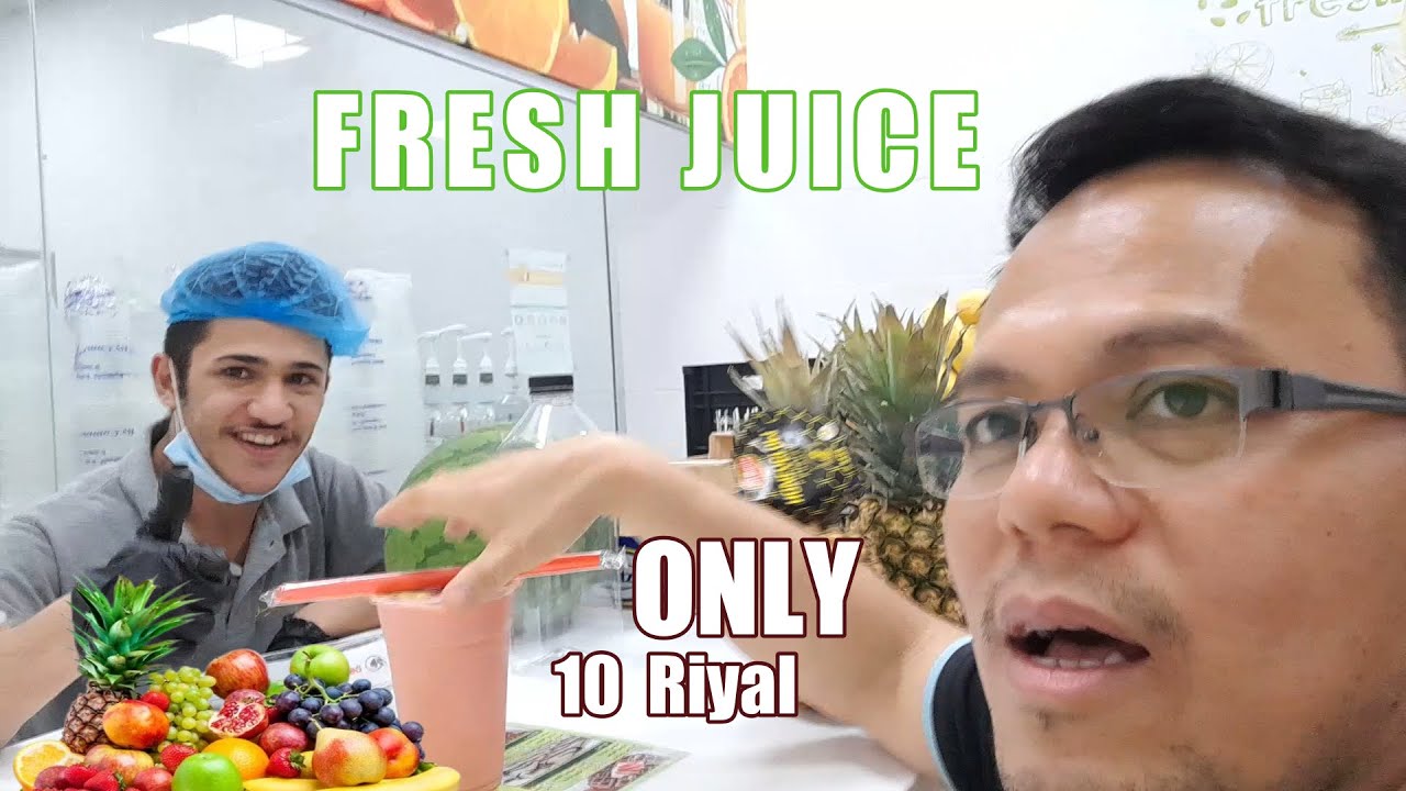 Fresh Fruit Juice | Delicious in Saudi Arabia - YouTube