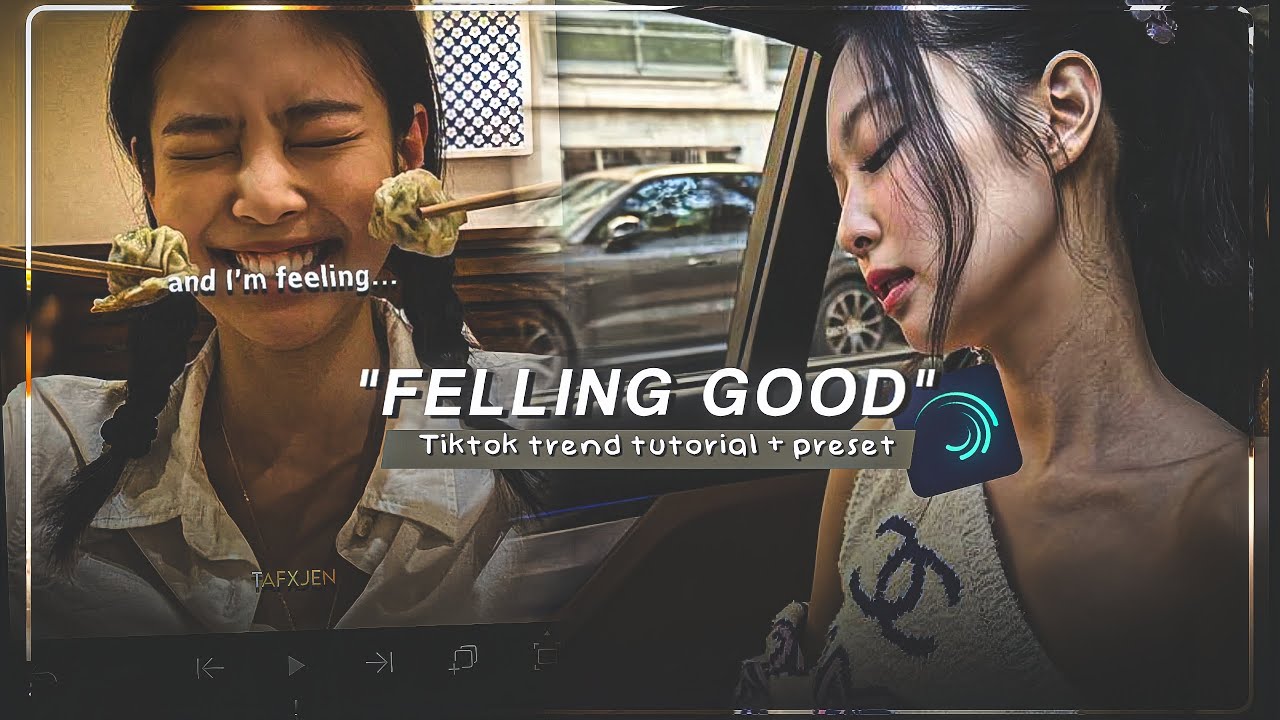 "and I'm feeling good" Tiktok trend edit tutorial [+Preset ...