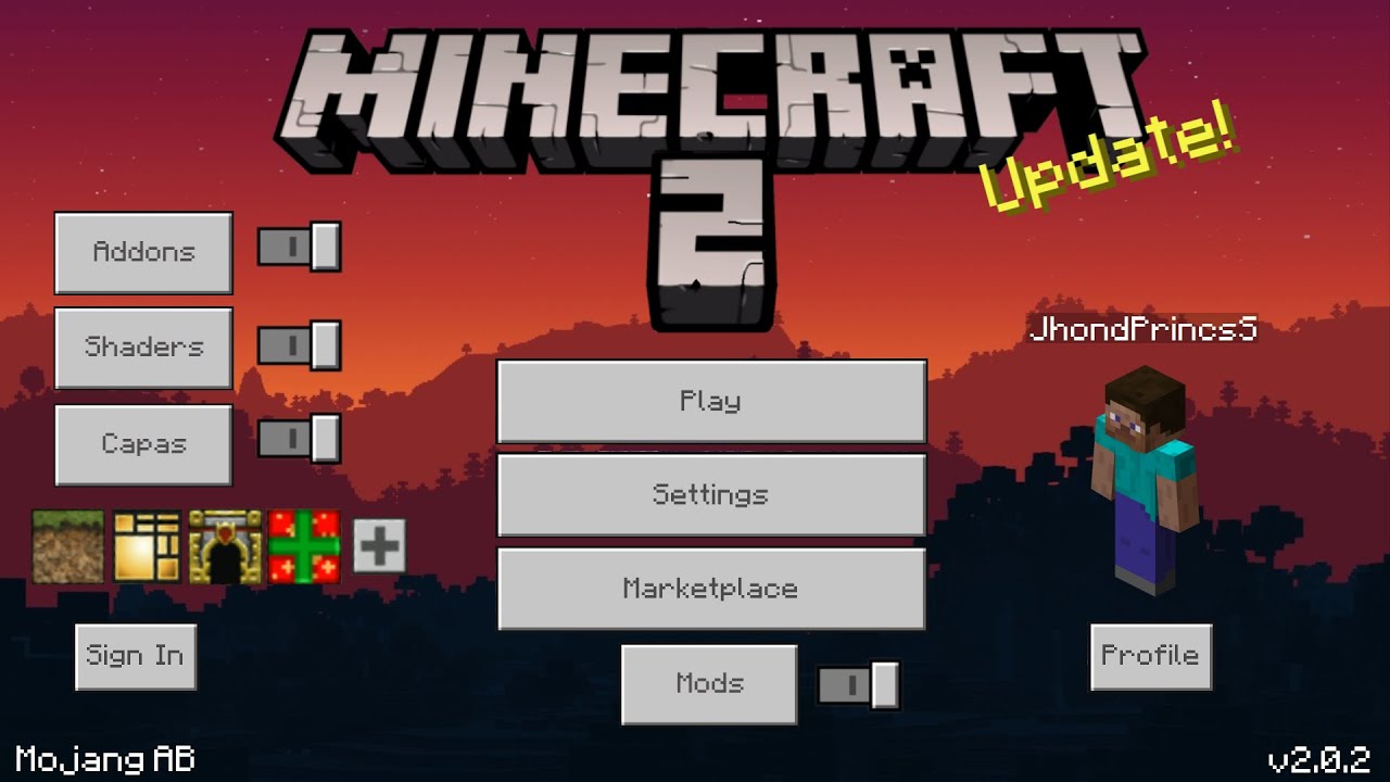 Minecraft PE 2.0 - "Gameplay" - YouTube