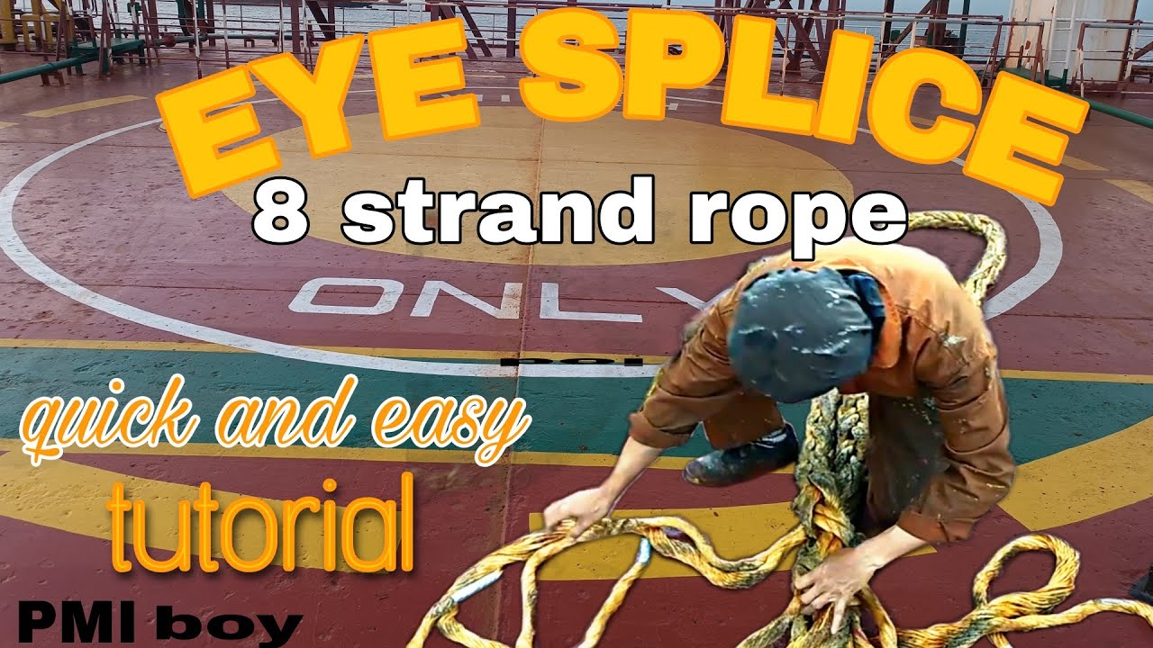 HOW TO MAKE AN EYE SPLICE 2023 - YouTube