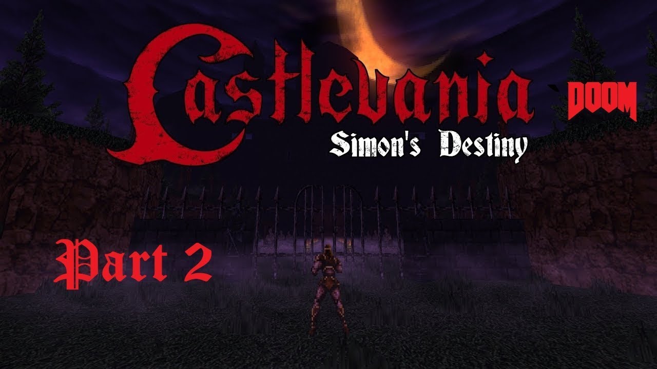 Castlevania Doom (Simon's Destiny) #2 - AVGN Easter Egg!!! - Map 2 The ...