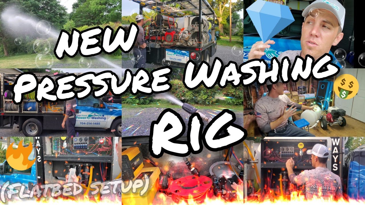 New Pressure Washing Flat Bed Rig Build & The New Freedom Soft Wash ...