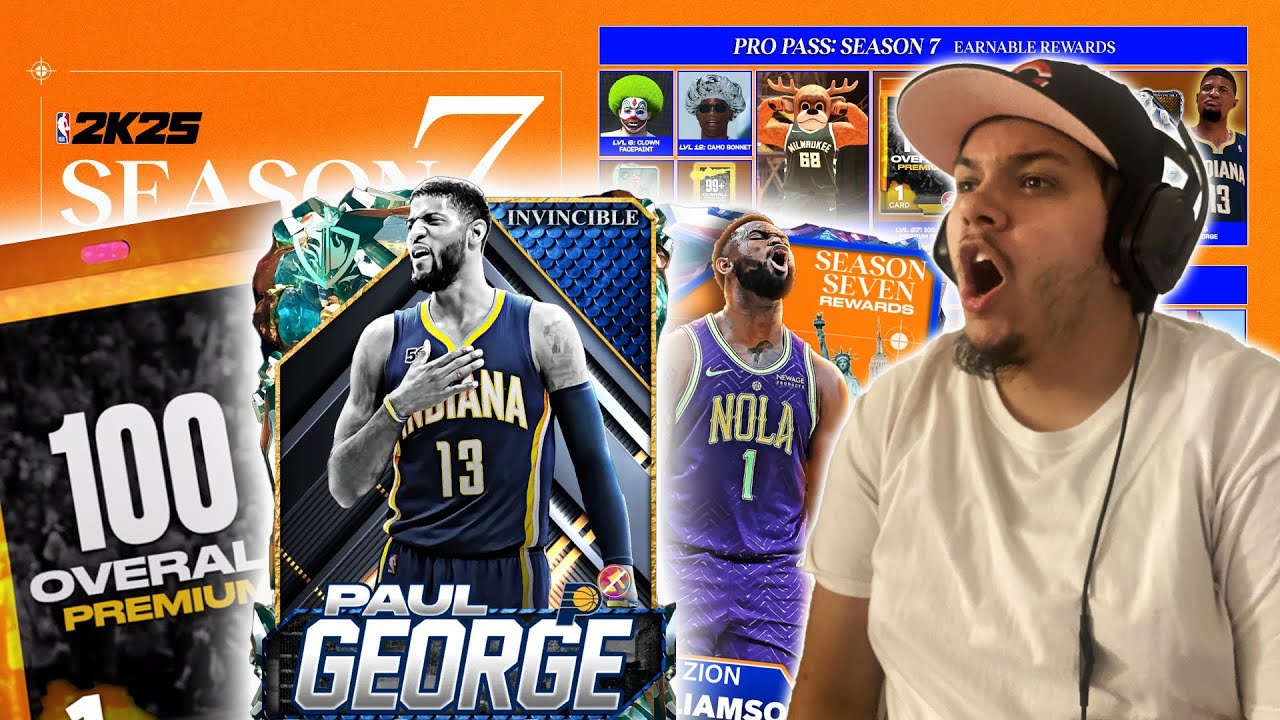 OPENING EVERY LEVEL 40 SEASON PASS REWARD FOR SEASON 7 | NBA 2K25 ...