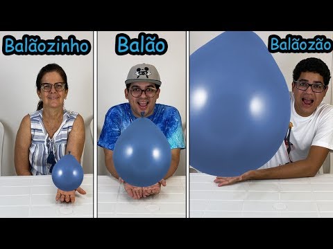 BALÃOZINHO SURPRESA vs BALÃO SURPRESA vs BALÃOZÃO SURPRESA! - Desafio