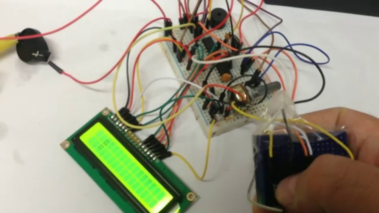 Play Tetris on a 20X4 Character LCD Display Arduino - YouTube