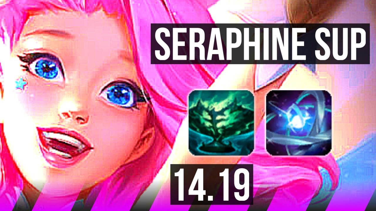 SERAPHINE & Ashe vs LUX & Jhin (SUP) | 2/0/12 | EUW Master | 14.19 - YouTube