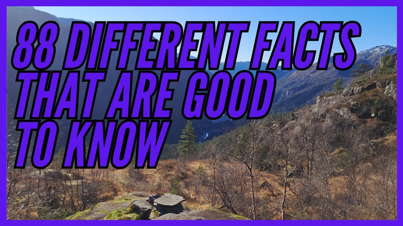 88 Different Facts That Are Good to Know - YouTube