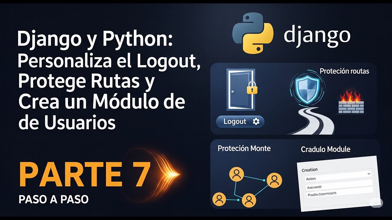 Django y Python: Personaliza el Logout, Protege Rutas y Crea un Módulo ...