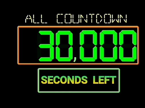 30,000 Seconds Countdown (08:20 Hours) Timer Remix BBC World News Breakfilling 2008-2023 (Version 2)
