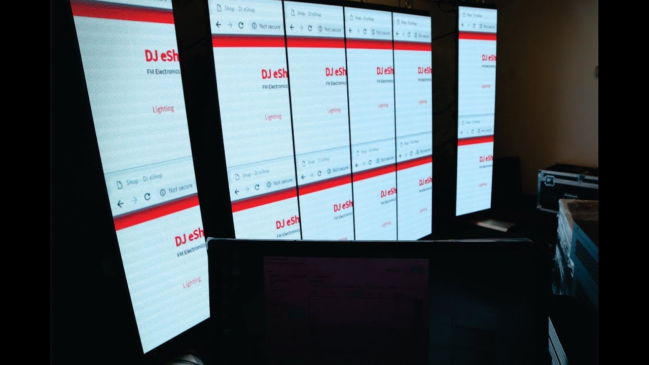 Como Programar o mapear pantalla led - YouTube