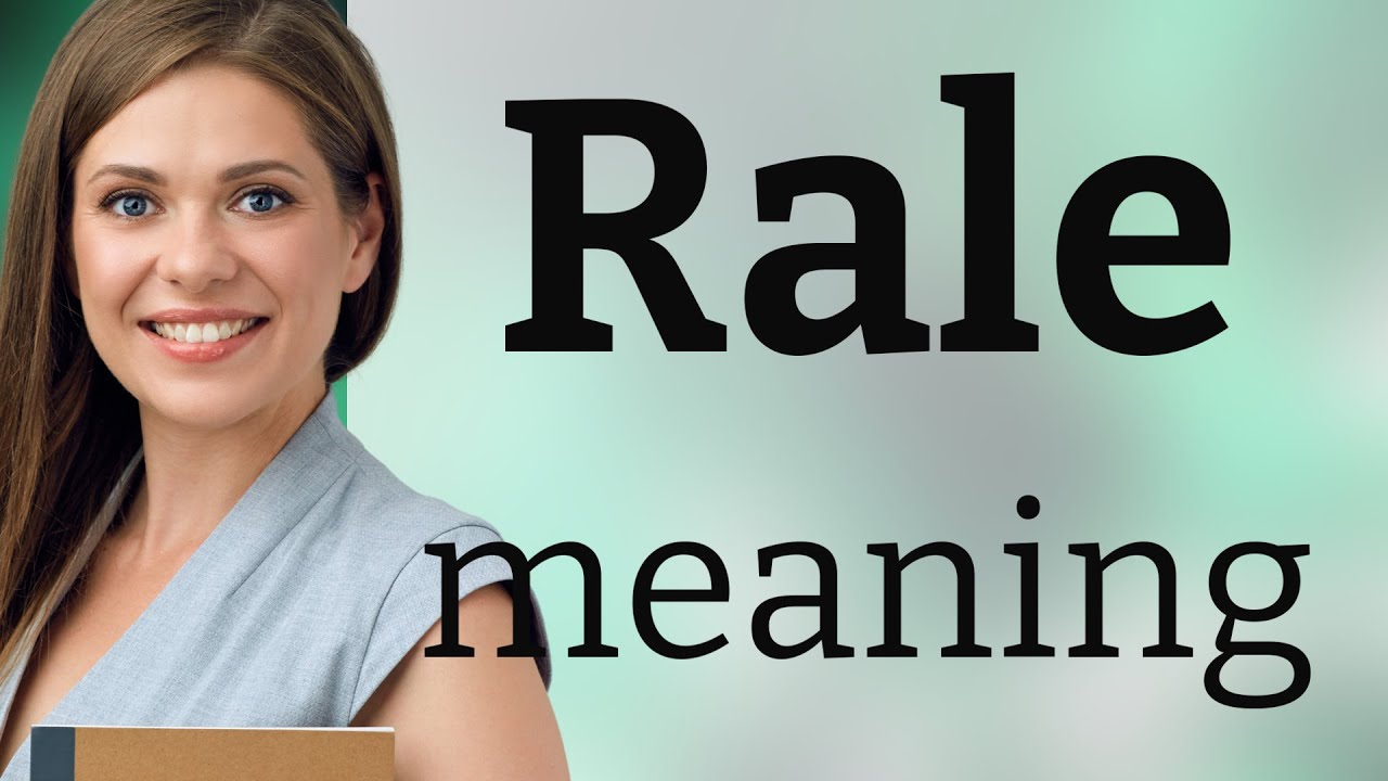 Rale • RALE meaning - YouTube